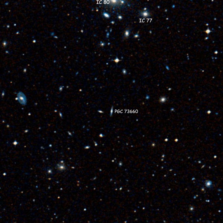 Principle Galaxy Catalog (PGC) Objects 73500 to 73999